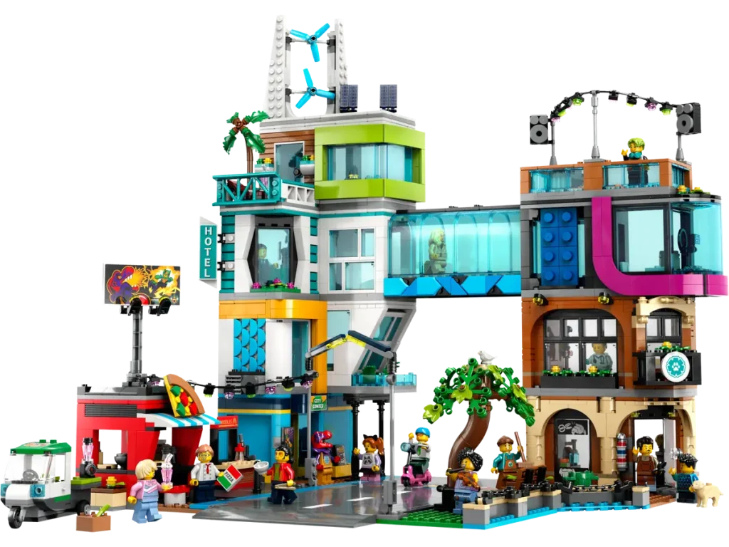 Save 20% on newly released LEGO City 60380 Downtown at John Lewis