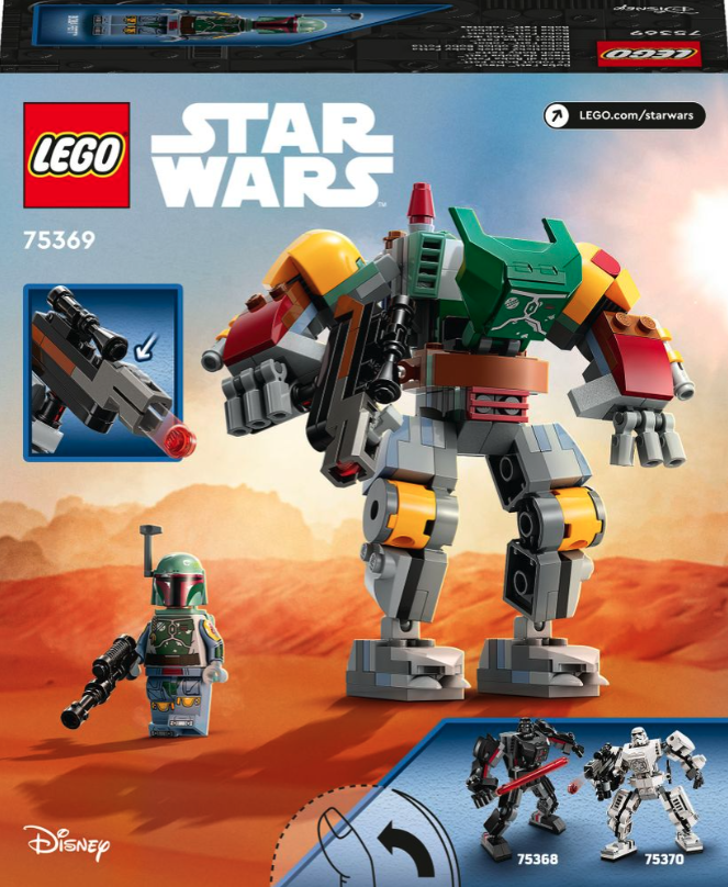 Trois LEGO Star Wars les mechs apparaissent en ligne avec des images ...