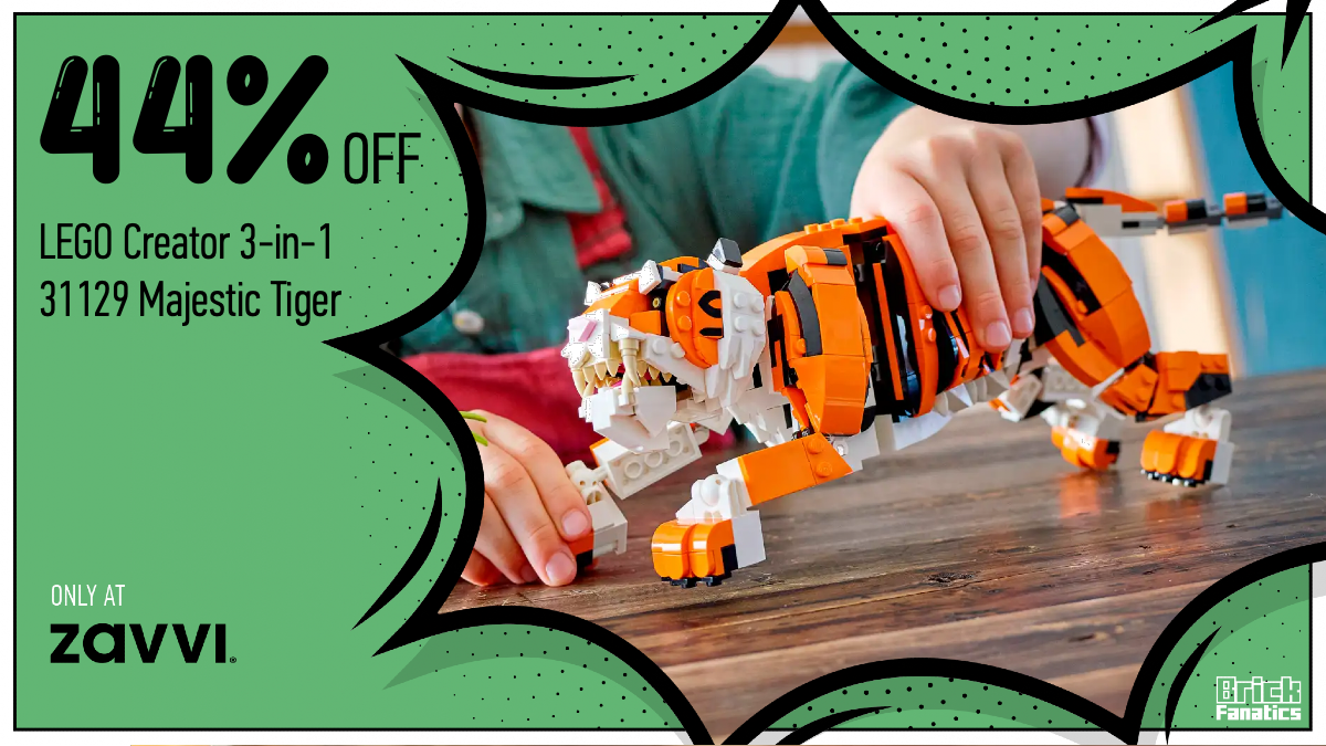 Best-ever price on LEGO Creator 3-in-1 31129 Majestic Tiger