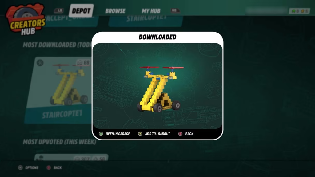 LEGO 2K Drive finally receives Creators Hub update