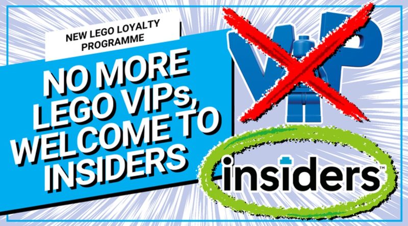 LEGO VIP is over, but LEGO Insiders is taking its place