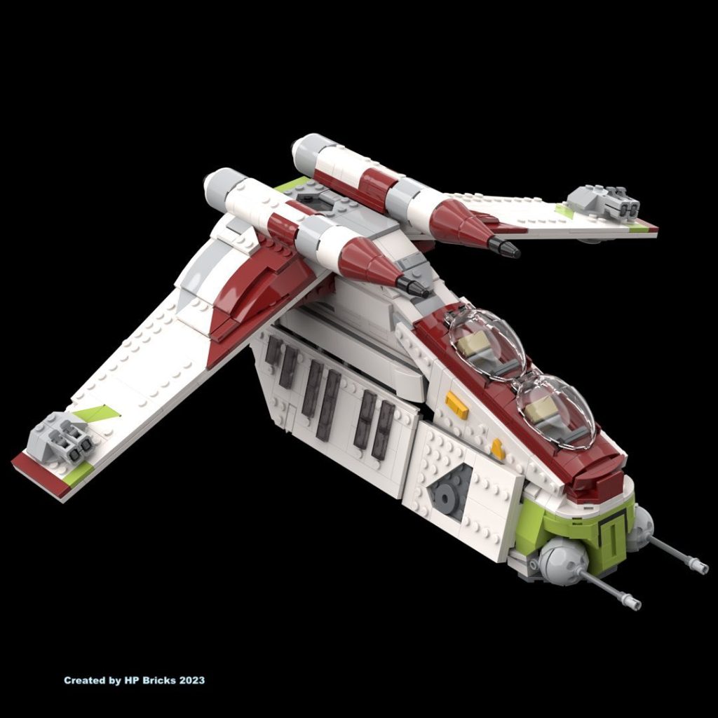 LEGO Star Wars Die neuen Farben für das Coruscant Guard Gunship (75354 ...