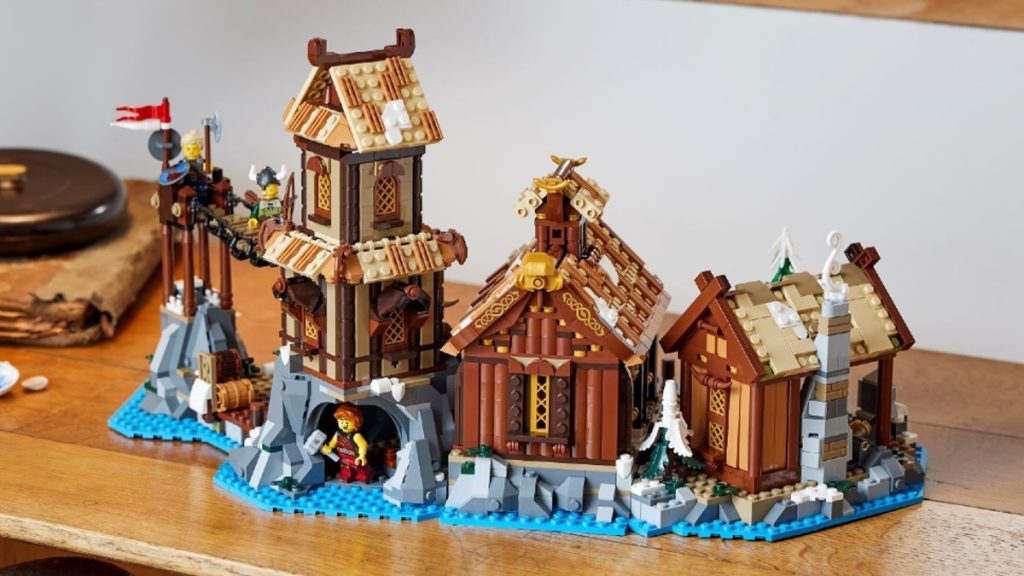 LEGO Ideas 21343 Viking Village unusual Marvel companion set